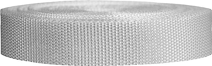 Poly Webbing 25mm - White (sold by metre)